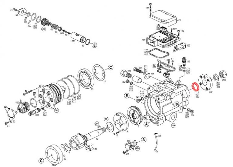 Bosch CP3 CP4 VP44 driveshaft seal 1460C85000 - Diesel Injection Pumps