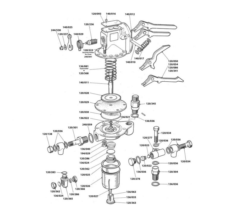 Sediment cup for the Amal 120 type lift pump - Diesel Injection Pumps