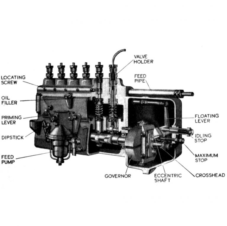 Plunger and element for Simms SPE4A and SPE6A pumps 85905 - Diesel ...
