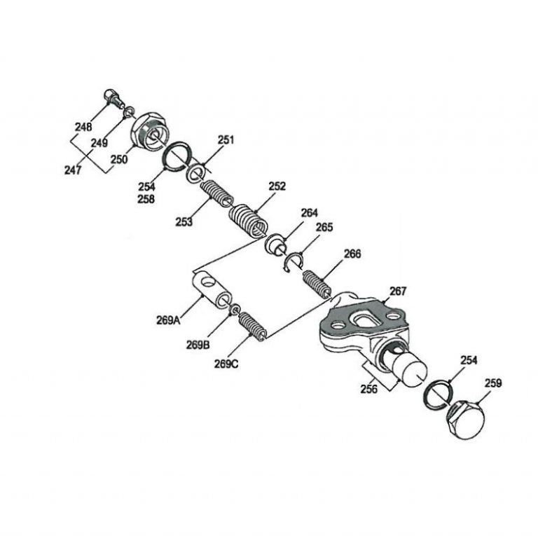 CAV DPA advance housing and piston 7123-819Z - Diesel Injection Pumps