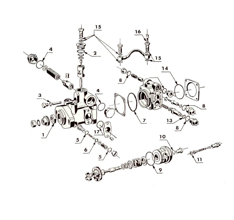 Seal repair kit for Bosch EP/VA injection pump Type H. Genuine Bosch ...