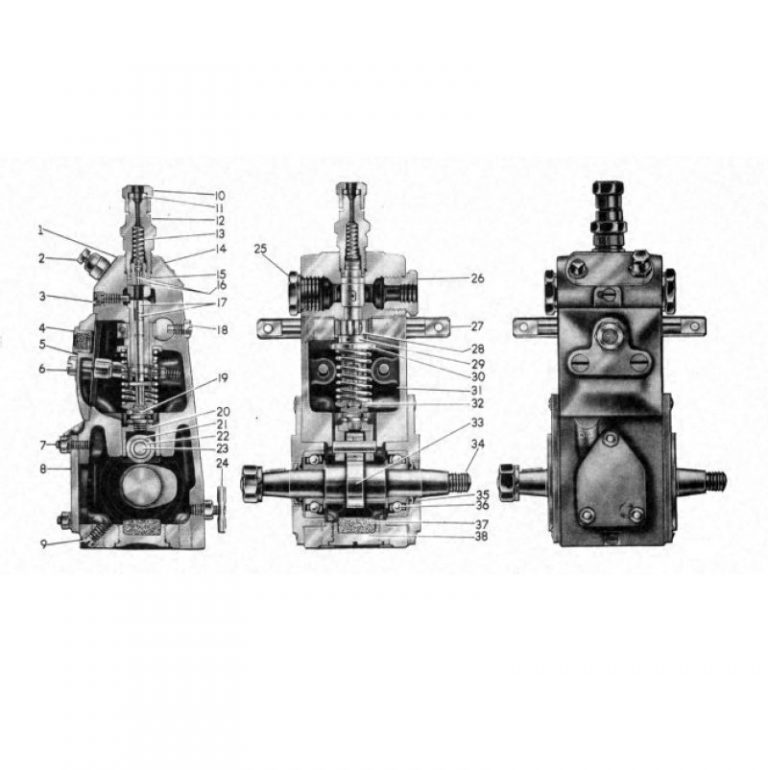 Complete seal repair kit for CAV BPE1B fuel injection pumps - Diesel ...