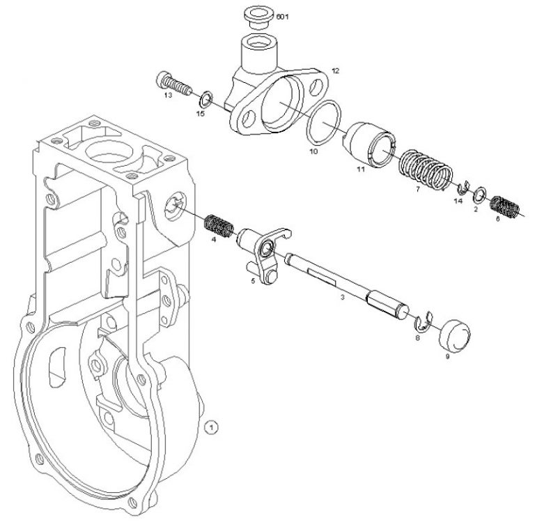 Bosch inline governor compression spring for RSV governors - Diesel ...