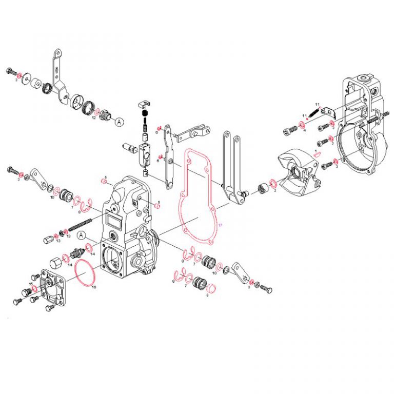 Bosch inline governor gasket for RSV governors 1421015047 - Diesel ...