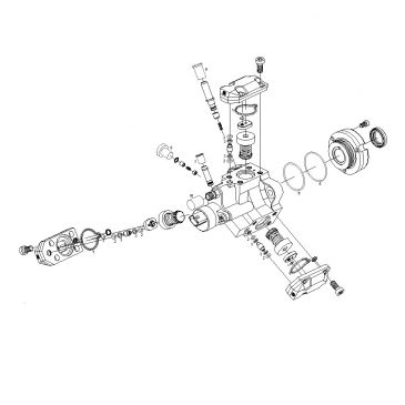 Bosch CP1 pump front flange seal - Diesel Injection Pumps