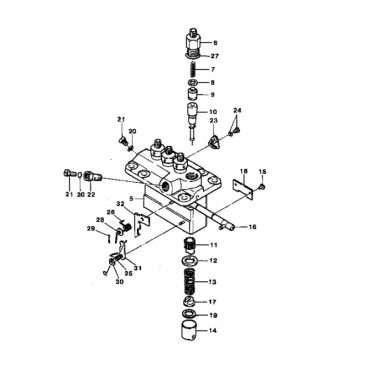 Plunger element for Bosch PF and PFR pumps K199 - Diesel Injection Pumps