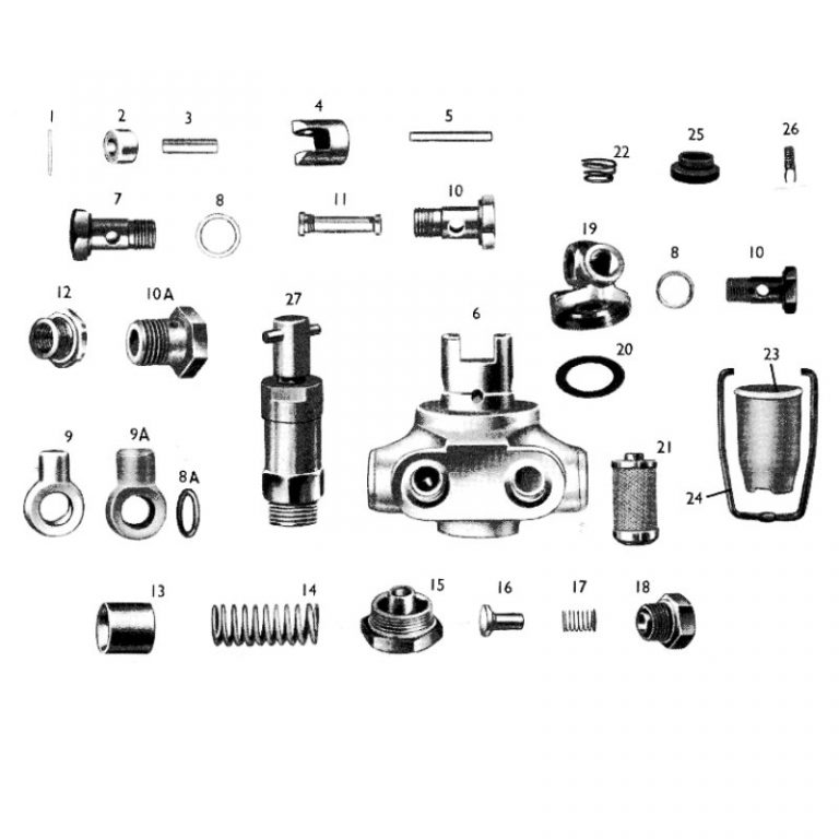 CAV BFP/K22 and DFP lift pump glass bowl pre-filter assembly - Diesel ...