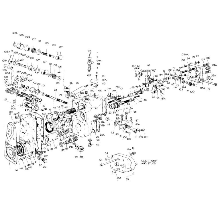 CAV LH and RH hydraulic governor seal kit - Diesel Injection Pumps