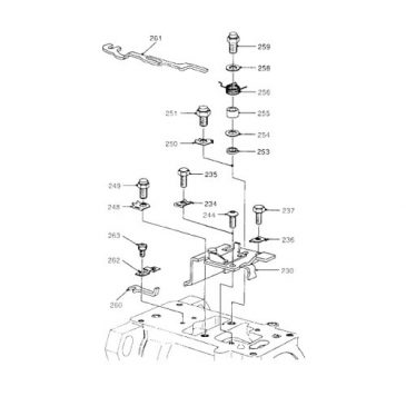 Lucas CAV DPS scroll plate spring 7184-042 - Diesel Injection Pumps