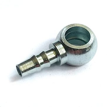 Banjo M8 single inlet/outlet with 4mm barb - Diesel Injection Pumps