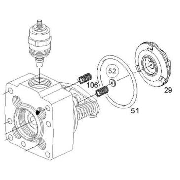 Bosch plunger shim for VE and VA pumps 1460100687 - Diesel Injection Pumps