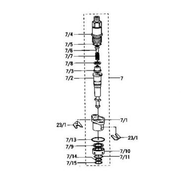 Flange bush O ring seal for some Zexel PE4 and PE6 pumps 139715-0400 ...