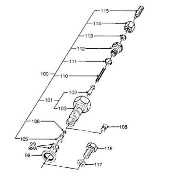 Lucas CAV DPS latch valve seal 7185-950ET - Diesel Injection Pumps