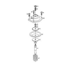 Bosch VE LDA fuel injection pump manifold boost diaphragm plate washer ...