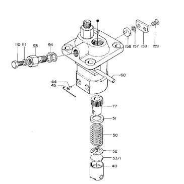 Bosch/Zexel PFR bearing pin 140255-0000 - Diesel Injection Pumps